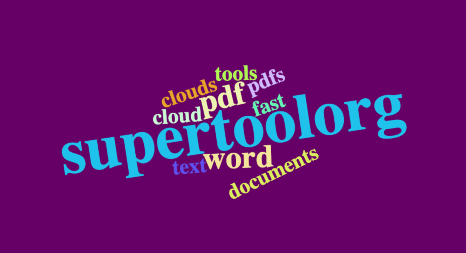 New Tool: Create Word Clouds from PDFs - Super Tool